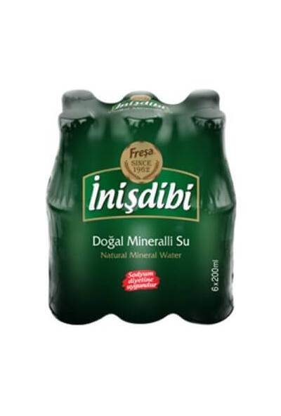 Freşa Inişdibi Sade Maden Suyu 6x 200 ml Freşa Inişdibi Sade Maden Suyu 6x 200 ml