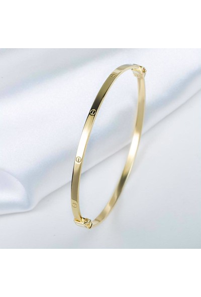 Bilezikci Çivili 14 Ayar Altın Kelepçe Bilezik Bilezikci Çivili 14 Ayar Altın Kelepçe Bilezik