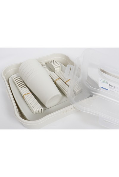 Hobby Life Magıc 6 Kişilik Piknik Seti 32 Parça Hobby Life Magıc 6 Kişilik Piknik Seti 32 Parça
