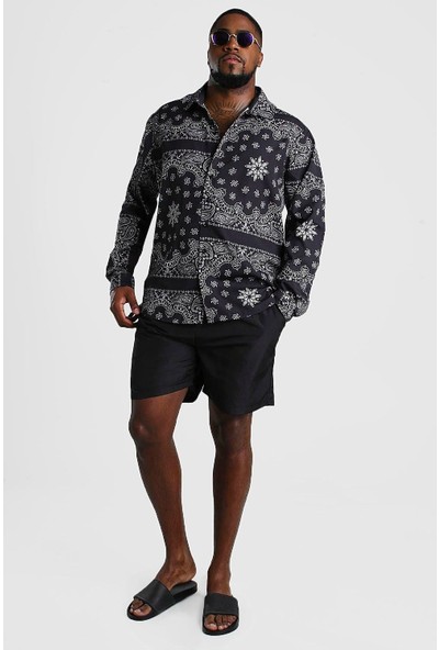 Soydance Battal Deniz Şortu Siyah