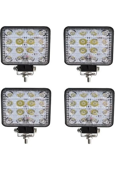 Oto Türk 16 Ledli Çalışma Lambası 12-24 Volt Uyumlu 1 Yıl Garanti 4 Adet Oto Türk 16 Ledli Çalışma Lambası 12-24 Volt Uyumlu 1 Yıl Garanti 4 Adet