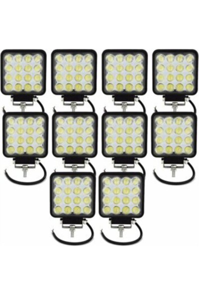 Oto Türk 16 Ledli Çalışma Lambası 12-24 Volt Uyumlu 1 Yıl Garanti 10 Adet Oto Türk 16 Ledli Çalışma Lambası 12-24 Volt Uyumlu 1 Yıl Garanti 10 Adet