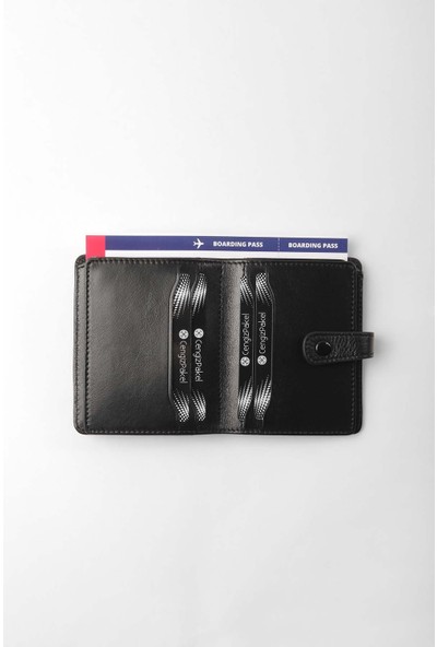 Cengiz Pakel Deri Erkek Kartlık SIYAH-2492T