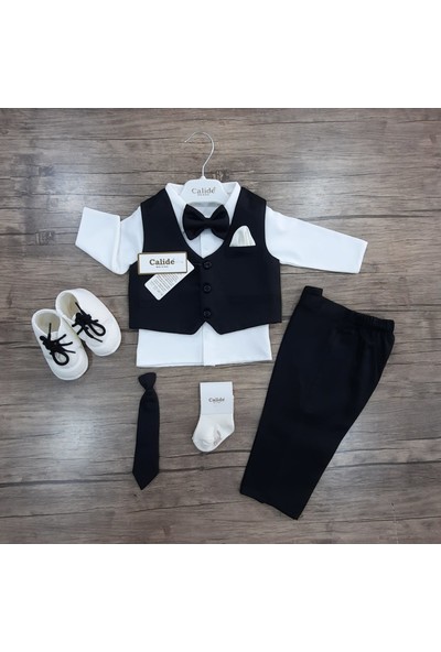 Calide Baby Erkek Bebek Kravat-Papyonlu Mevlüt Takımı