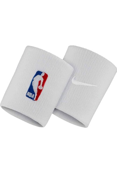 Nike Wristbands Nba 2 Pk Unisex El Bilekliği N.KN.03.100.OS-BEYAZ