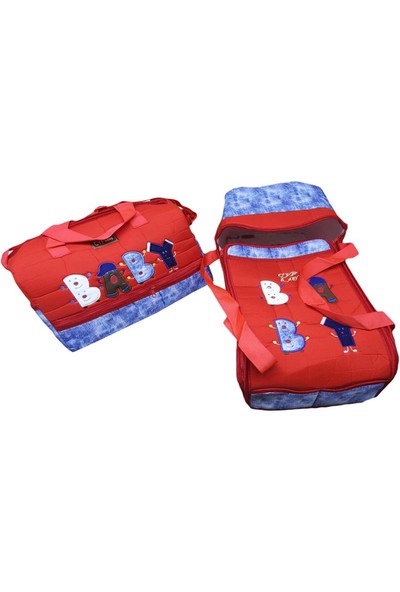 Cyf Baby Baby Nakışlı Ikili Bebek Taşıma Seti Cyf Baby Baby Nakışlı Ikili Bebek Taşıma Seti