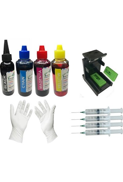 Hp 650 Kartuş Uyumlu Dolum Seti