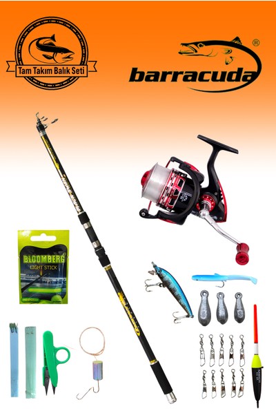 Barracuda Tam Takım Surf Olta Seti %100 Carbon Barracuda Tam Takım Surf Olta Seti %100 Carbon