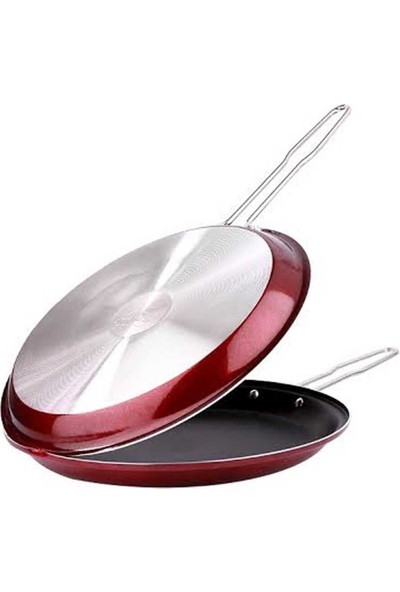Esra Çift Taraflı 32 cm Balık Menemen Krep Börek Tavası Esra Çift Taraflı 32 cm Balık Menemen Krep Börek Tavası