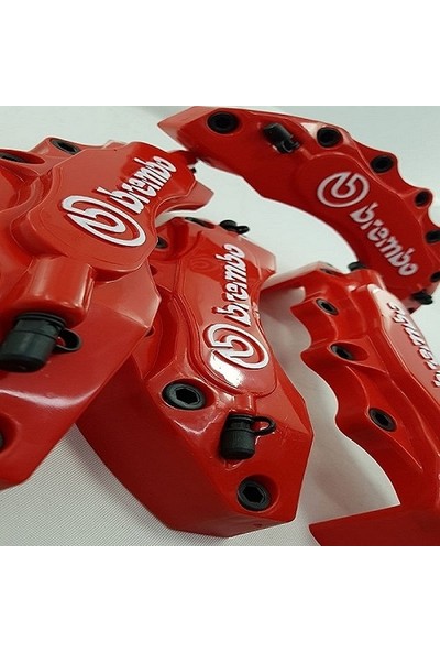 Duru Doruk Brembo Kabartmalı Kaliper Kapağı Kırmızı Renk 4'lü Set Duru Doruk Brembo Kabartmalı Kaliper Kapağı Kırmızı Renk 4'lü Set