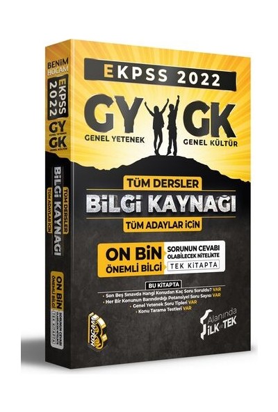 Benim Hocam Yayınları EKPSS 2022 Genel Yetenek Genel Kültür Tüm Dersler Benim Hocam Yayınları EKPSS 2022 Genel Yetenek Genel Kültür Tüm Dersler