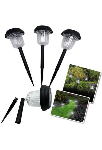 Solar Güneş Enerjili Solar Bahçe Lambası Beyaz-Gün Işığı(Paket 5 Adet) Solar Güneş Enerjili Solar Bahçe Lambası Beyaz-Gün Işığı(Paket 5 Adet)