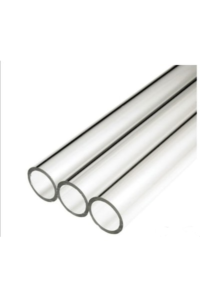 Pleksi Şeffaf Boru 25 x 19 MM---500 mm Boy
