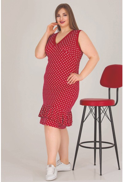 Hayal Sepeti Lady Büyük Beden Tunik Gecelik - Lady 8846 Battal Beden Tunik