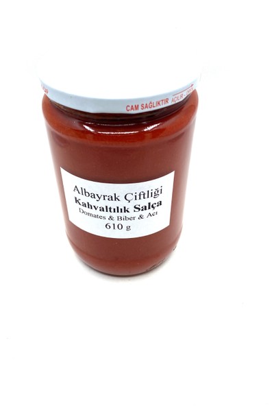 Albayrak Çiftliği Kahvaltılık Salça Domates & Biber & Acı Biber 610 gr