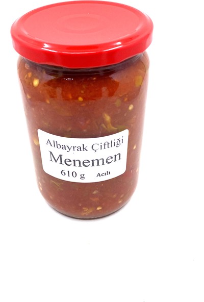 Albayrak Çiftliği Menemen Acılı 610 gr
