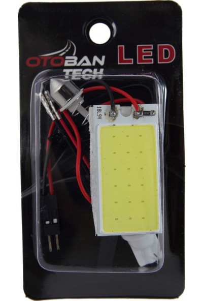 Otoban Tech Oto Tavan Torpido Aydınlatma Plaket T10 24 LED 12V Beyaz 200 Lümen Otoban Tech Oto Tavan Torpido Aydınlatma Plaket T10 24 LED 12V Beyaz 200 Lümen