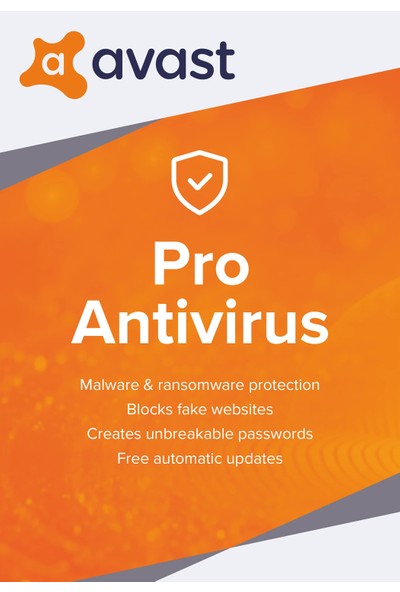 Avast Pro Antivirus 2022 3 Pc 1 Yıl Key Avast Pro Antivirus 2022 3 Pc 1 Yıl Key