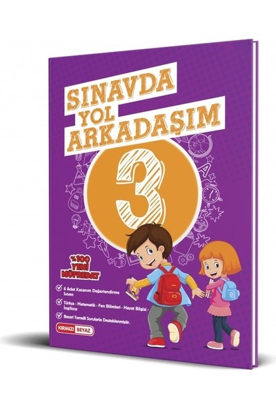 Kırmızı Beyaz Yayınları 3. Sınıf Sınavda Yol Arkadaşım Denemeleri Kırmızı Beyaz Yayınları 3. Sınıf Sınavda Yol Arkadaşım Denemeleri