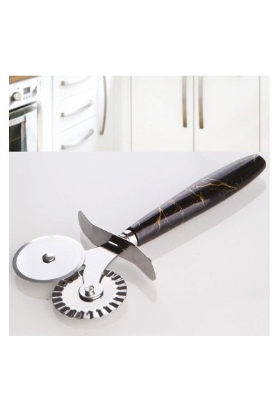 EbruliHomeArt Çift Başlıklı Pizza Mantı Hamur Kesici Pizza Ruleti Hamur Şekillendirici Mermer Desen EbruliHomeArt Çift Başlıklı Pizza Mantı Hamur Kesici Pizza Ruleti Hamur Şekillendirici Mermer Desen