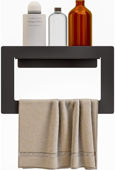 Lamizon Banyo Havlusu El Yüz Havlusu Banyo Havlu Askısı Raf 27CM