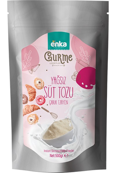 Enka Gurme Enka Gurme Çabuk Eriyen Yağsız Süt Tozu 500 gr Enka Gurme Enka Gurme Çabuk Eriyen Yağsız Süt Tozu 500 gr