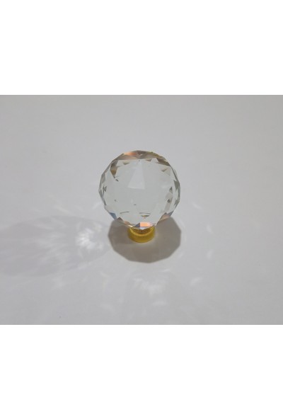 Spotkulp Şeffaf Kristal Düğme Kulp 30MM Spotkulp Şeffaf Kristal Düğme Kulp 30MM