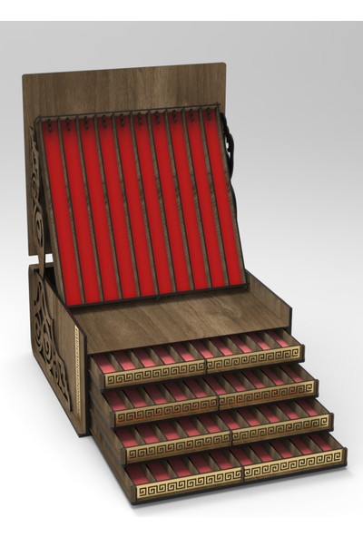 Forwooden Ahşap 5 Katlı Tesbih Koleksiyon Kutusu Forwooden Ahşap 5 Katlı Tesbih Koleksiyon Kutusu
