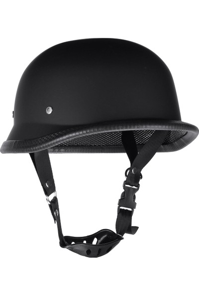 Xyanling Alman Tarzı Vintage Motosiklet Yarım Açık Kask-Xl (Yurt Dışından)