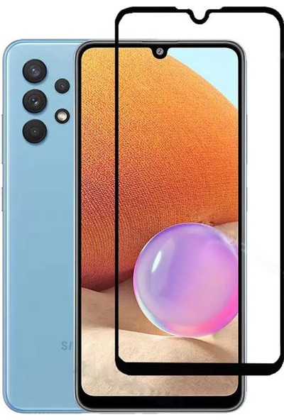 CepStok Samsung Galaxy A32 Kırılmaz Cam 5d Tam Kaplayan Temperli Ekran Koruyucu