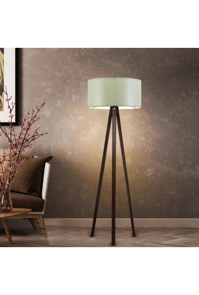 Homing Ahşap Gövdeli Lambader