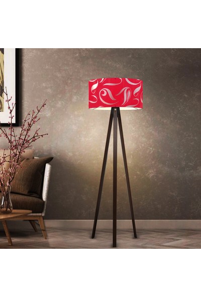 Homing Ahşap Gövdeli Lambader