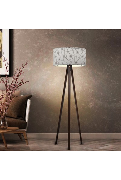 Homing Ahşap Gövdeli Lambader