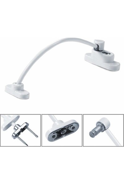 Kidmix Halatlı Pvc Pimapen Pencere Çocuk Kilidi