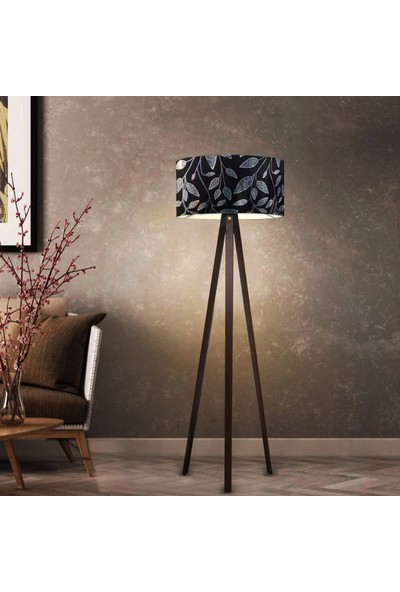 Homing Ahşap Gövdeli Lambader