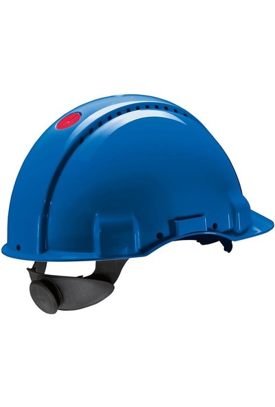 3m G3000 Mavi Baret, Mandallı, Havalandırmalı, Plastik Ter Bantlı, Mavi, G3000NUV-BB Vidalı Uv'li