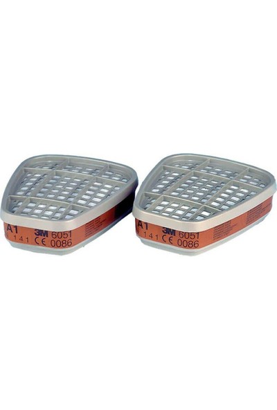 3m 6051 A1 Organik Gaz / Buhar Filtresi Paket Içi 8ADET