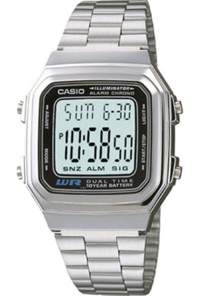 Casio Retro A178WA-1ADF Erkek Kol Saati