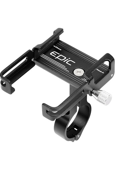 Epic Gosa Bisiklet Gidonu Için Telefon Tutacağı Siyah Alüminyum TLF-300