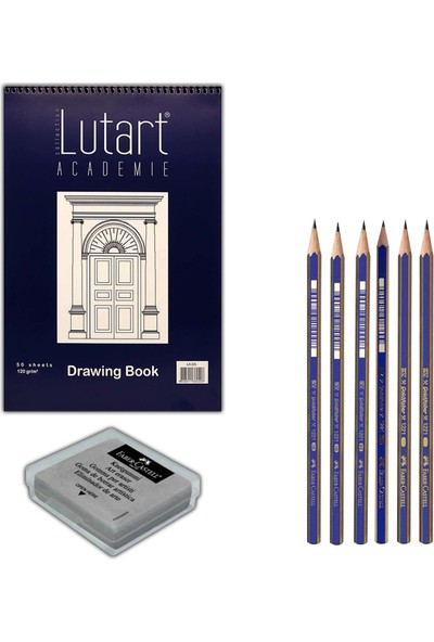 Lutart Karakalem Eskiz Başlangıç Seti Lutart Karakalem Eskiz Başlangıç Seti