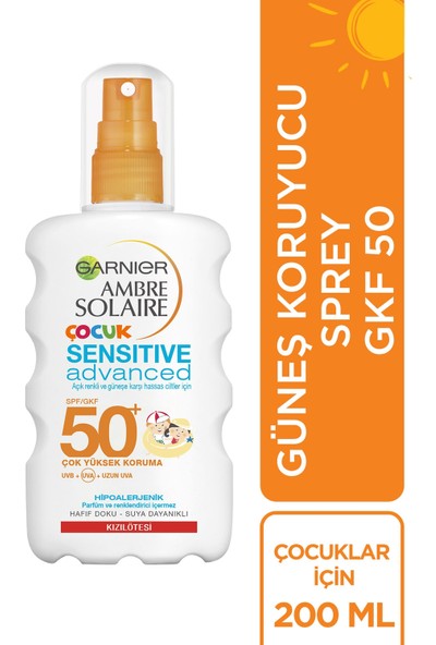 Garnier Sensitive Advanced Kids Sprey Garnier Sensitive Advanced Kids Sprey