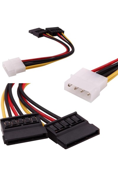 Powermaster Ikili Sata Power Kablo Powermaster Ikili Sata Power Kablo