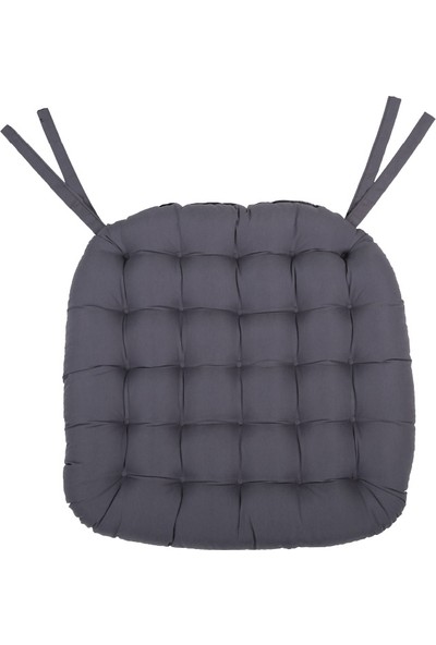 Kuscini Crisantemo Sandalye Minderi Antrasit 50X50