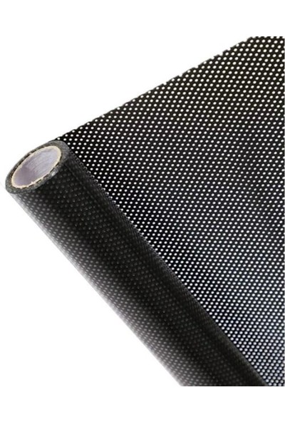 Özel Baskı Siyah Delikli Folyo 137CM x 1m Siyah Delikli Cam Filmi