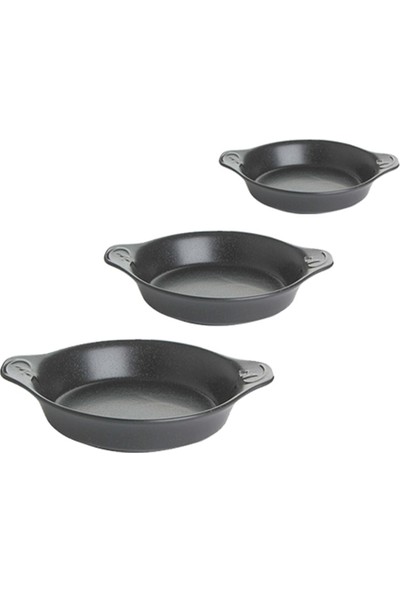 Porland Seasons 3'lü Sahan Seti Siyah