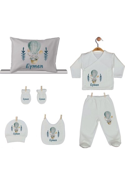 Pia Baby Gl 2013 Isme Özel Balonlu Yastık Zıbın Set