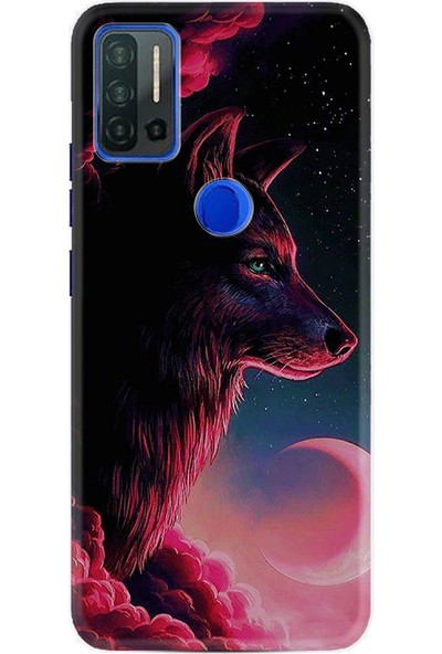 Kılıfland Reeder P13 Blue Max Pro Kılıf Desenli Silikon Kılıf Wolf And Moon 1380 Kılıfland Reeder P13 Blue Max Pro Kılıf Desenli Silikon Kılıf Wolf And Moon 1380