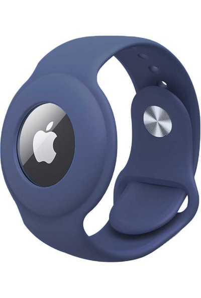 Fibaks Apple Airtag Uyumlu Kordon Kılıf Bileklik Tam Koruma Silikon Fibaks Apple Airtag Uyumlu Kordon Kılıf Bileklik Tam Koruma Silikon