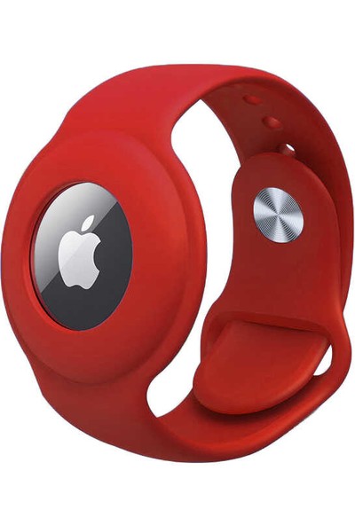 Fibaks Apple Airtag Uyumlu Kordon Kılıf Bileklik Tam Koruma Silikon Fibaks Apple Airtag Uyumlu Kordon Kılıf Bileklik Tam Koruma Silikon