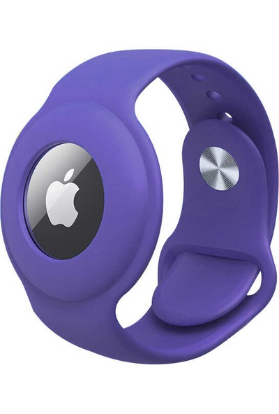 Fibaks Apple Airtag Uyumlu Kordon Kılıf Bileklik Tam Koruma Silikon Fibaks Apple Airtag Uyumlu Kordon Kılıf Bileklik Tam Koruma Silikon